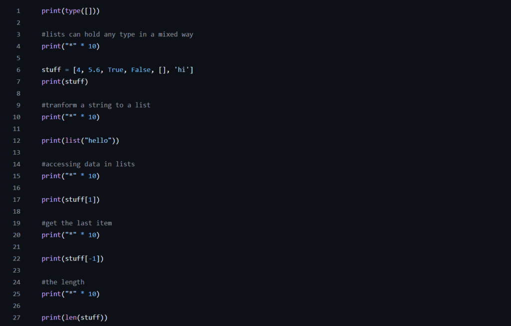 Listas em Python: tudo que você precisa saber - Aula 9